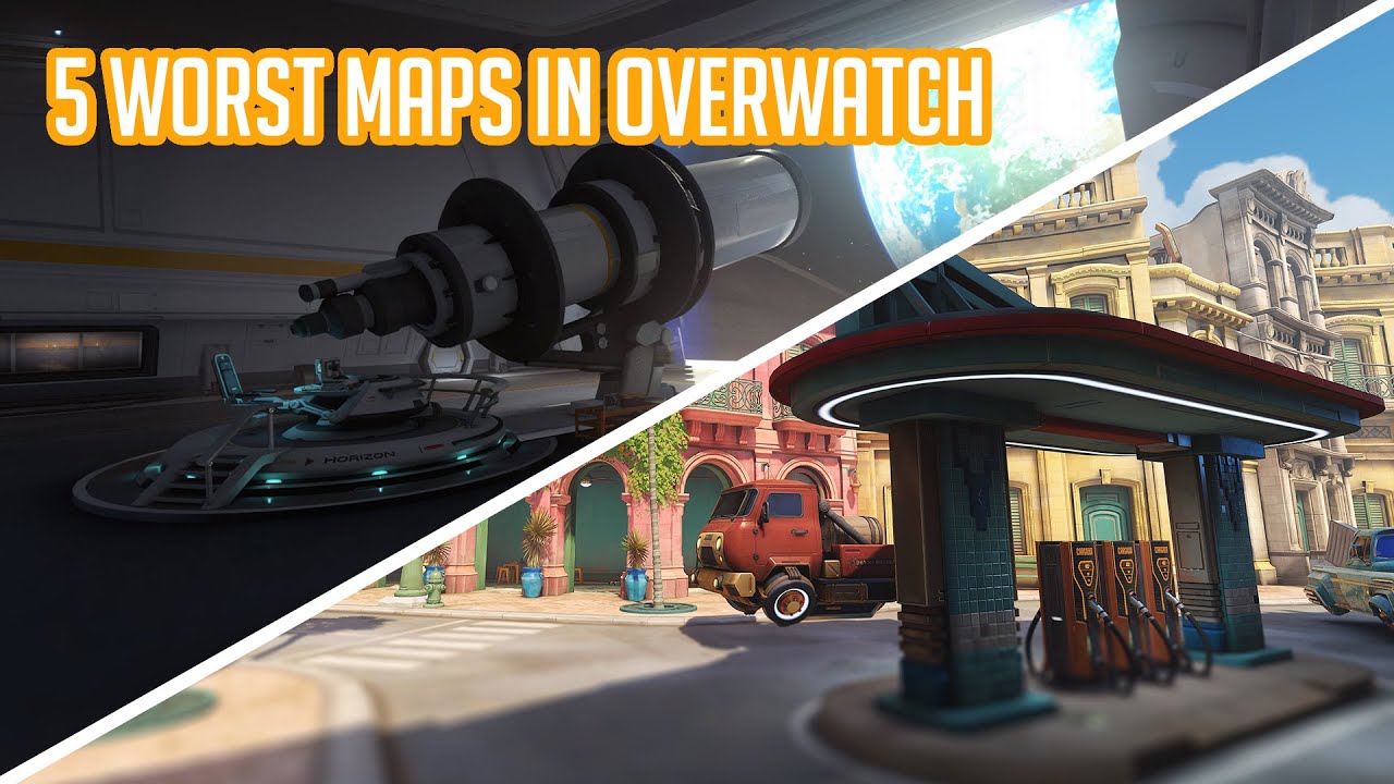 5 WORST MAPS IN OVERWATCH - YouTube
