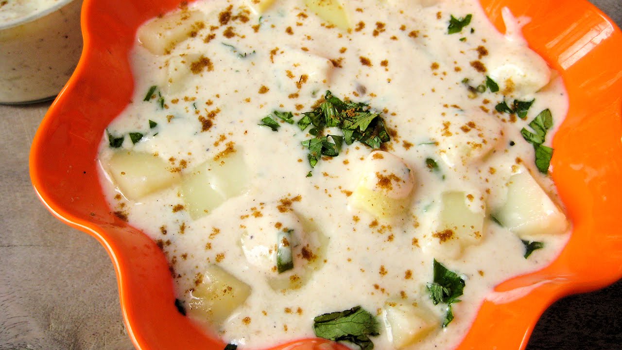 Potato Raita Recipe By Sonia Goyal @ ekunji.com - YouTube