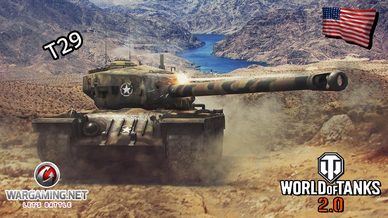 ลองเล่นรถถังหนักจู่โจมสหรัฐอเมริกา T29 | เกมสงครามรถถัง World Of Tanks ...