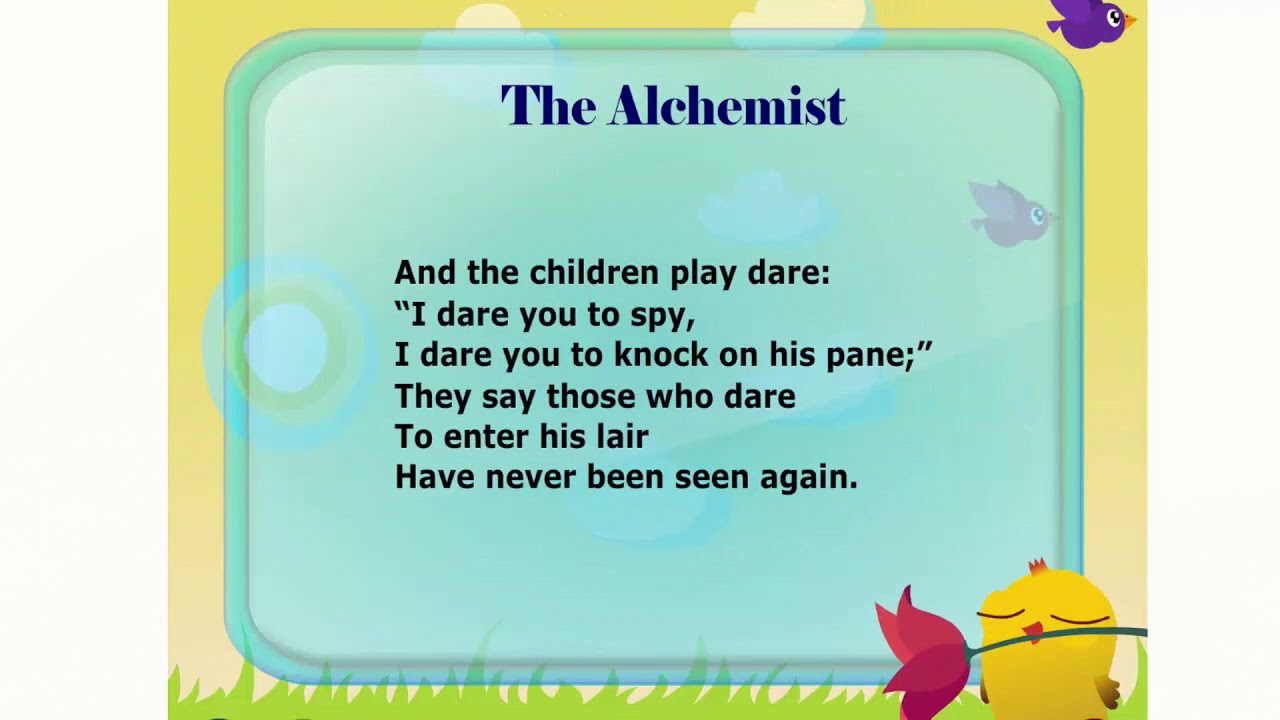The Alchemist || English Poem - YouTube