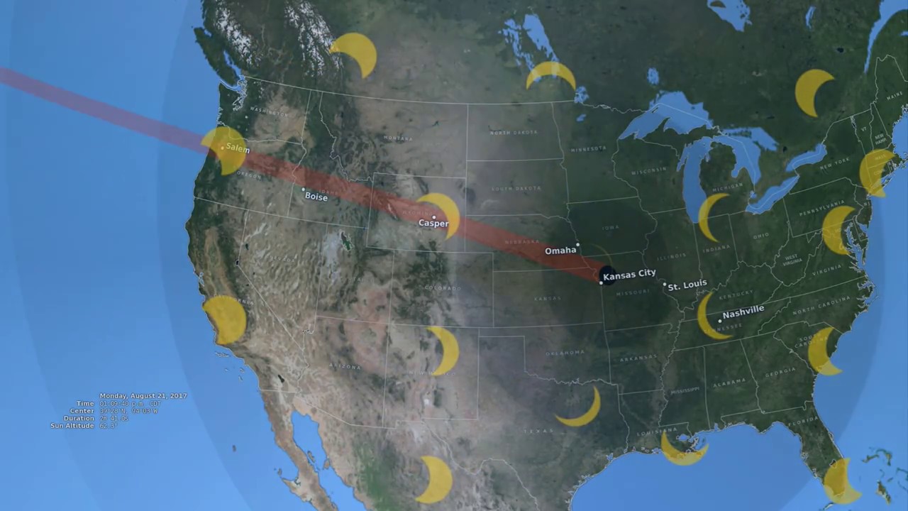 Chasing the total solar eclipse part 3 Location location (new audio ...