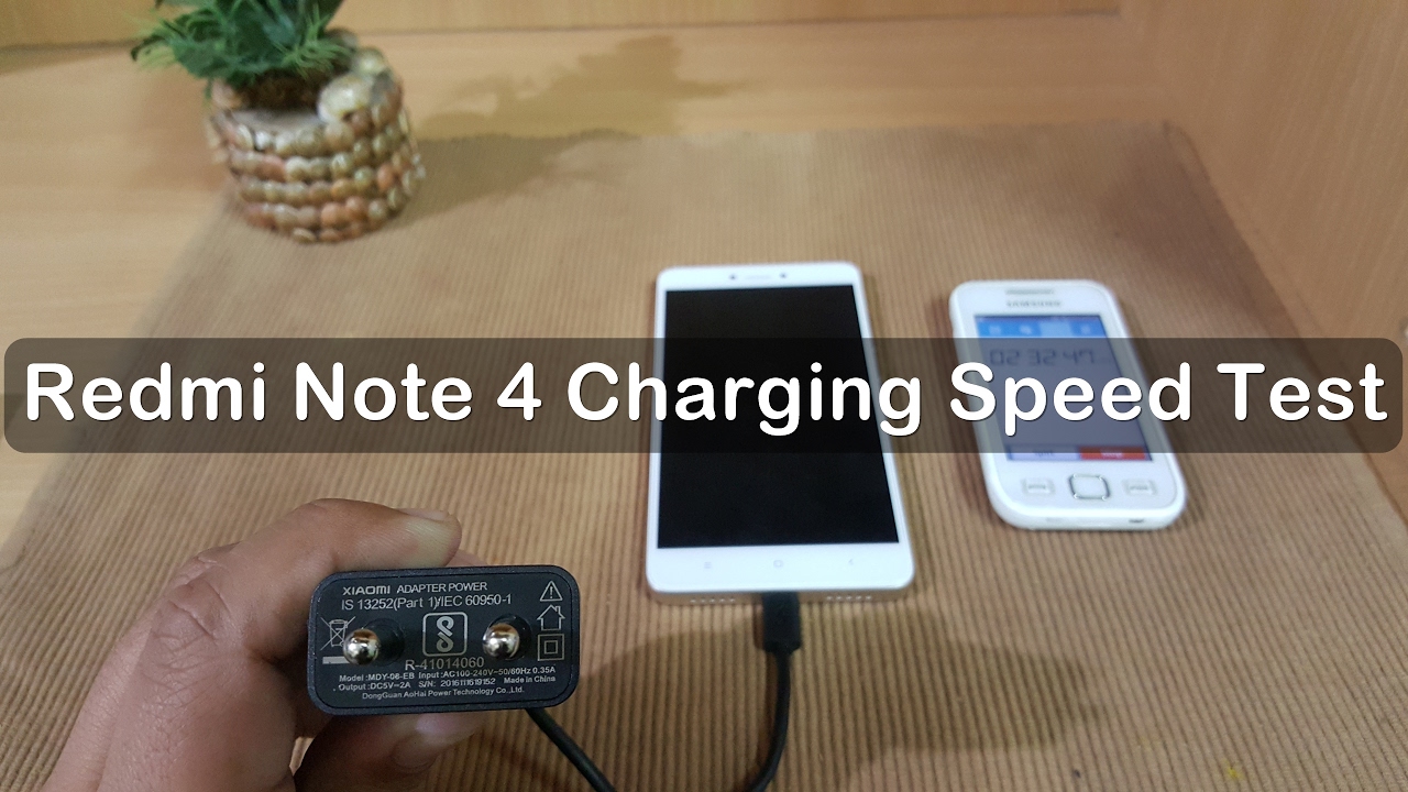Xiaomi Redmi Note 4 Charging Speed Test : it's 4100 mAh Now - YouTube