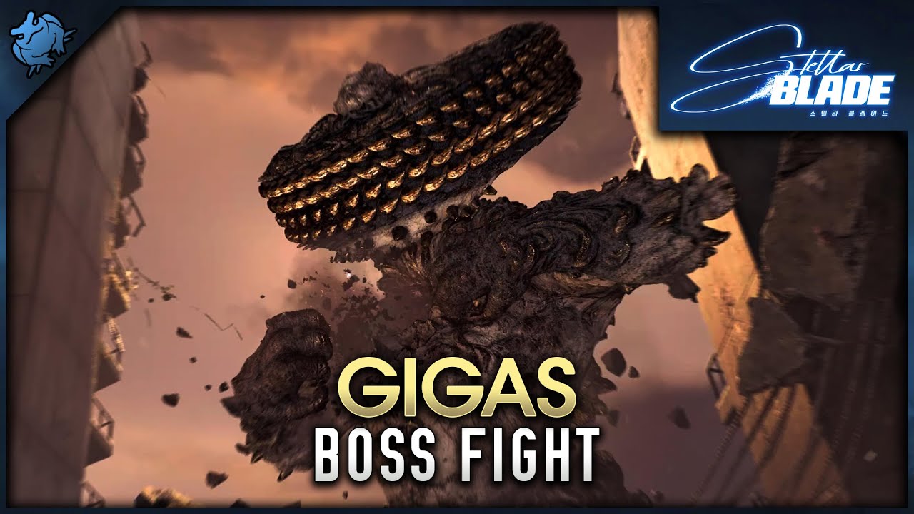 Stellar Blade - Gigas Boss Fight - YouTube