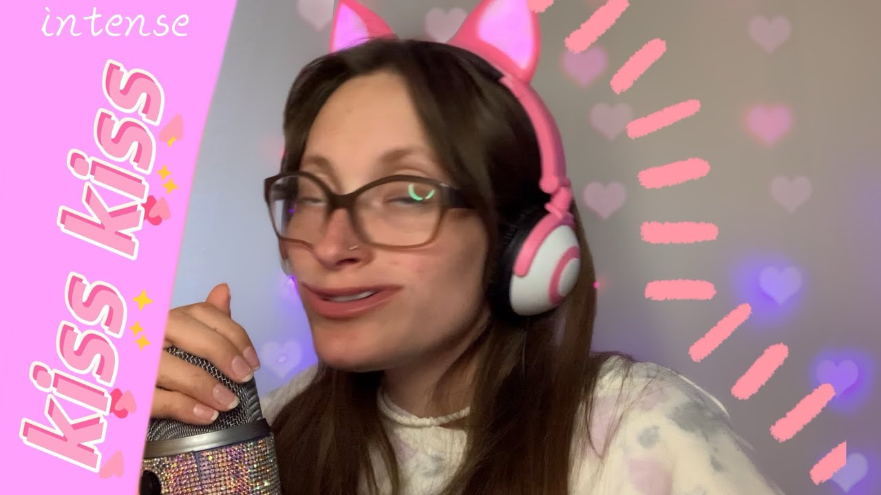 intense kissing and squeaky smooches and lip sounds - YouTube