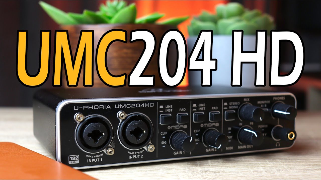 BEHRINGER U-PHORIA UMC204 HD - interfejs IDEALNY za 400 pln - YouTube