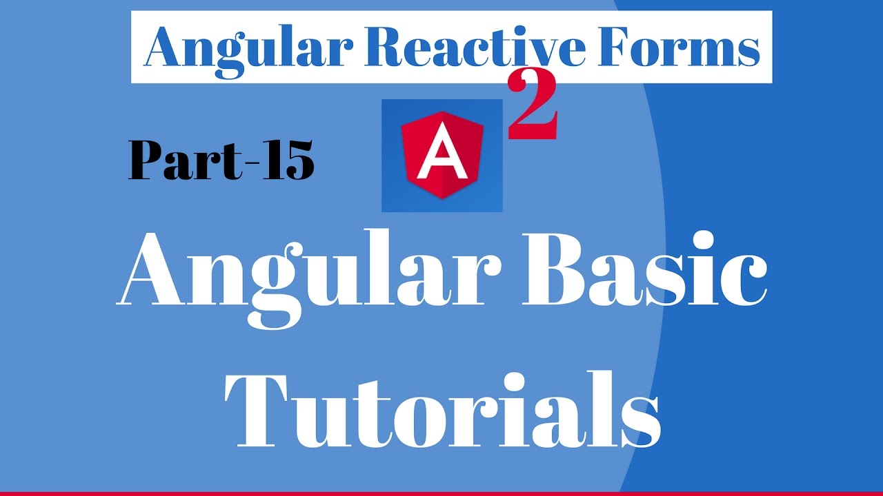 Angular 2: Reactive Forms - YouTube