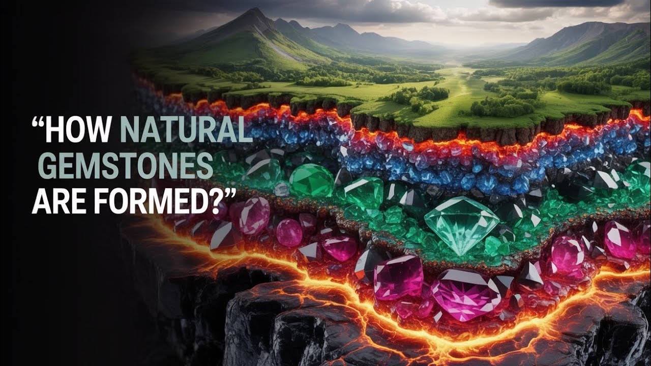 How Gemstones Form Inside Earth | Natural Crystal Formation Explained ...