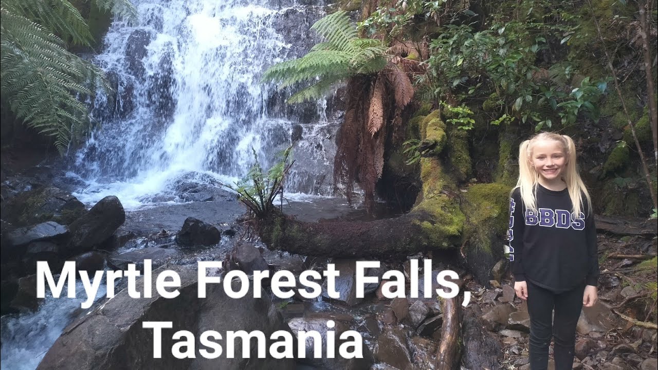 Myrtle Forest Falls, Tasmania- Kid friendly waterfall - YouTube