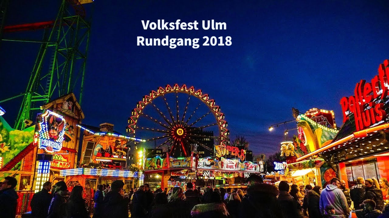 Volksfest Ulm Rundgang 2018 - YouTube