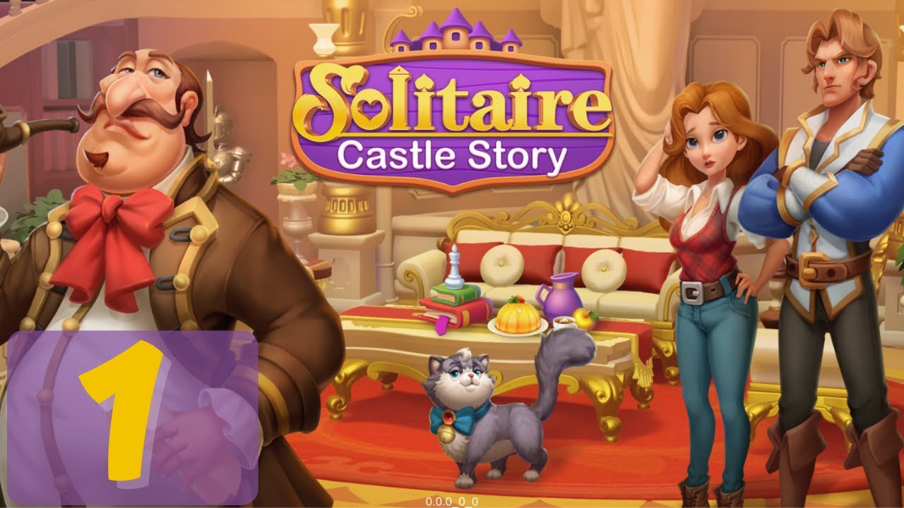 Solitaire Castle Story: Design - Chapter 1 - Gameplay - YouTube
