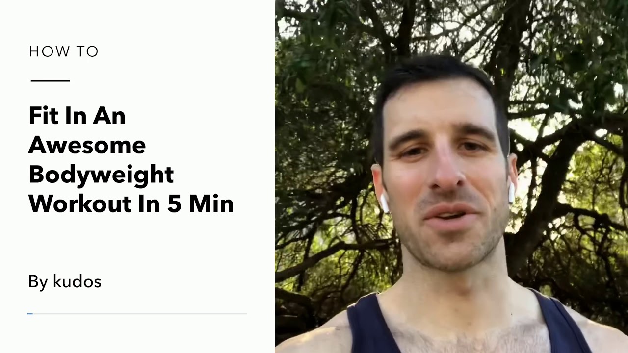 How to Fit in an Awesome Bodyweight Workout in 5 to 10 Minutes - YouTube