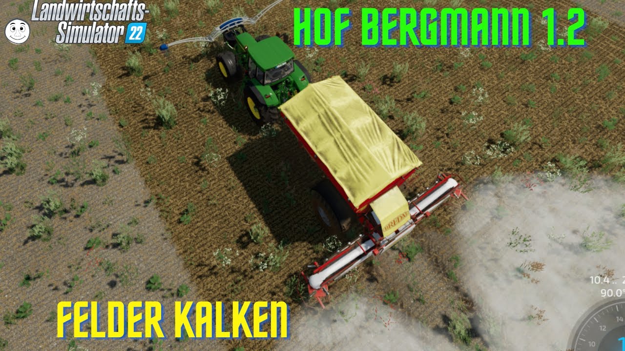 Fertilizing The BIGGEST Field | Hof Bergmann | Farming-Simulator 22 ...