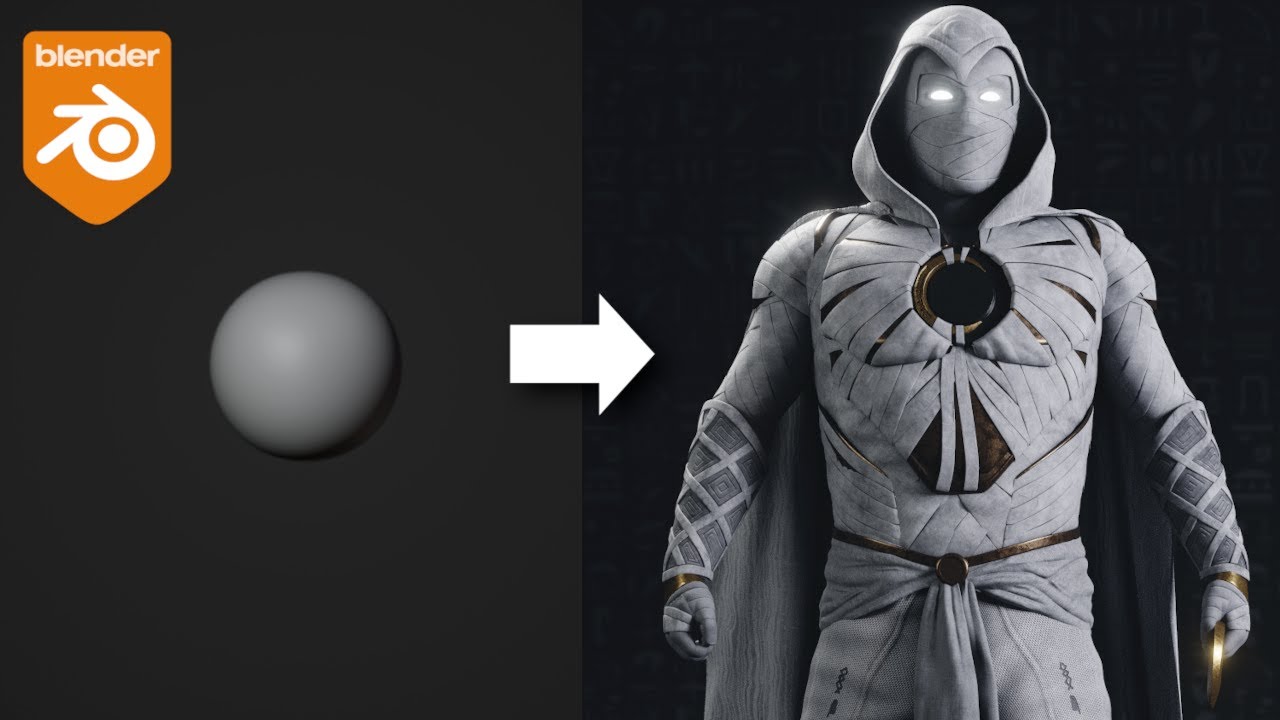 Creating Marvel's Moon Knight in Blender - Marvel Studios - Blender ...