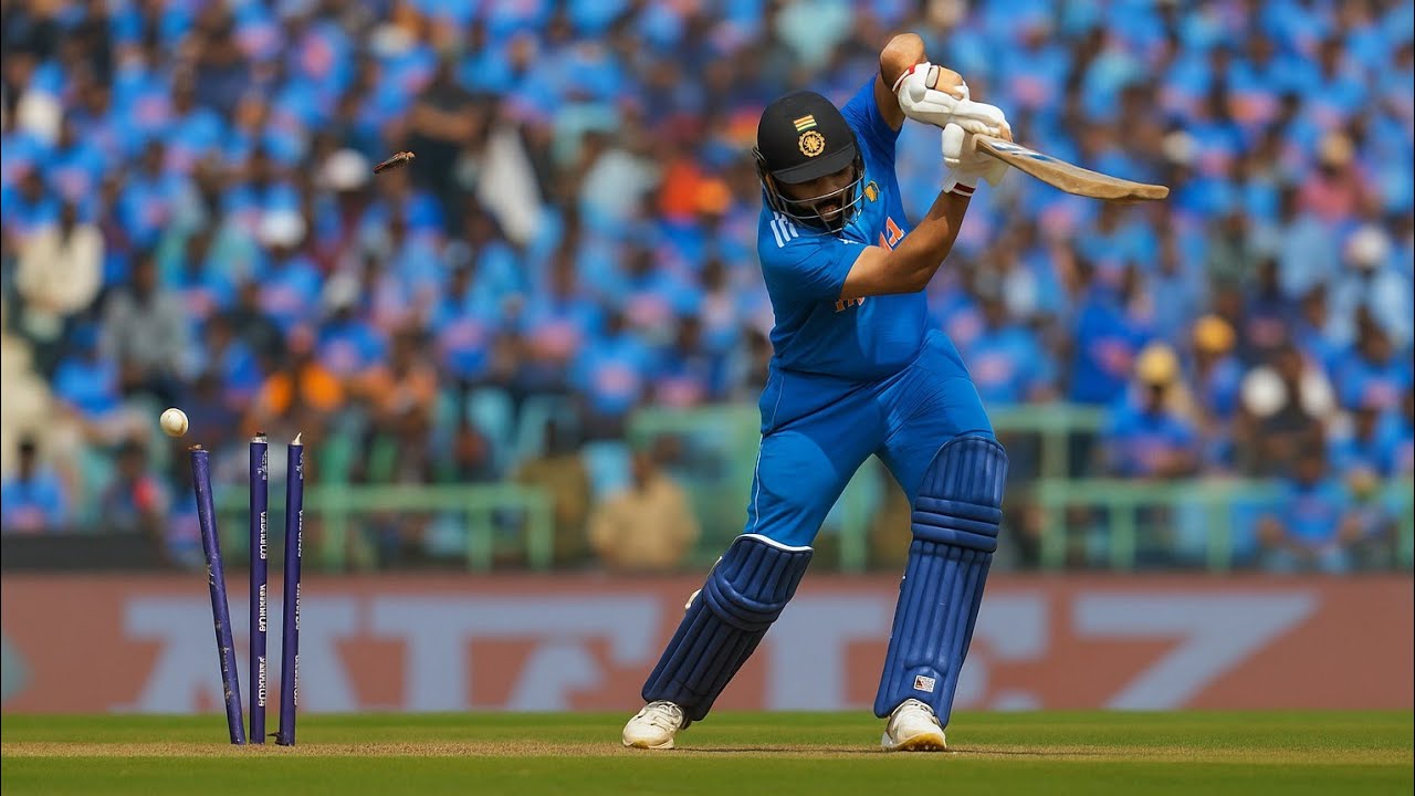 ROHIT SHARMA BOWLED OUT IN INTERNATIONAL CRICKET #rohitsharma #hitman ...