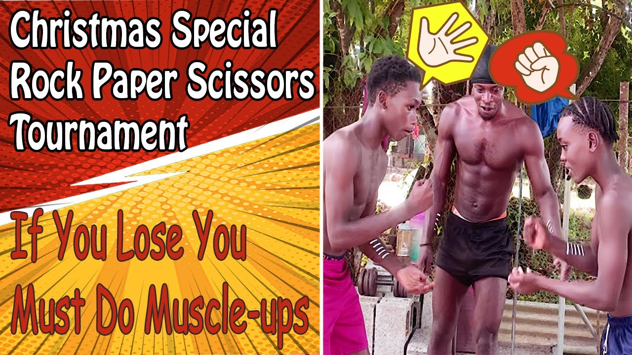 Loser Does Muscle up / Rock Paper Scissors Workout Challenge - YouTube