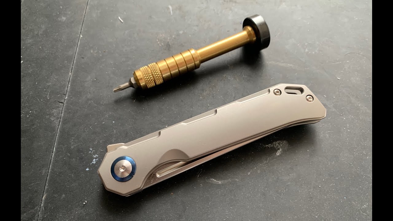 How to disassemble and maintain the Kizer Titanium Begleiter ...