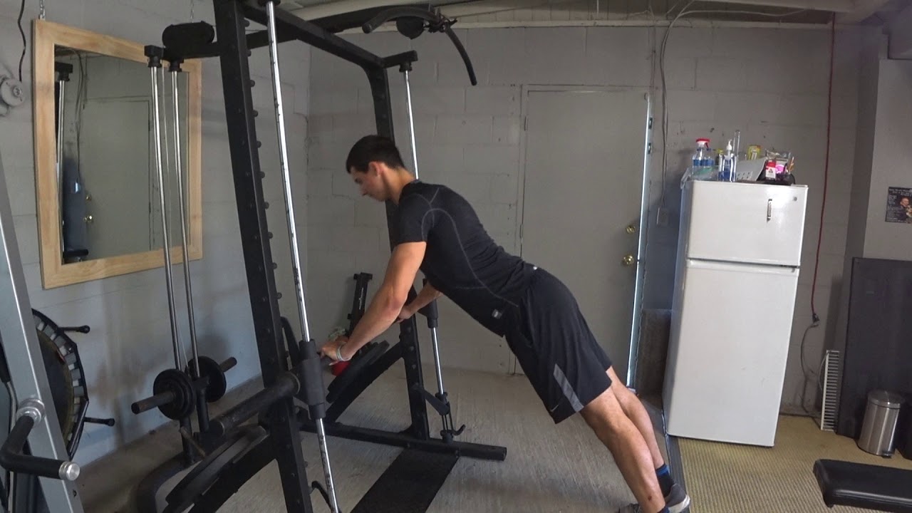 Hands-Elevated Push-Up - YouTube