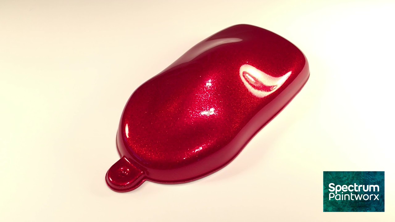 Apple Red Kandy applied over Pale Gold Metajuls - YouTube