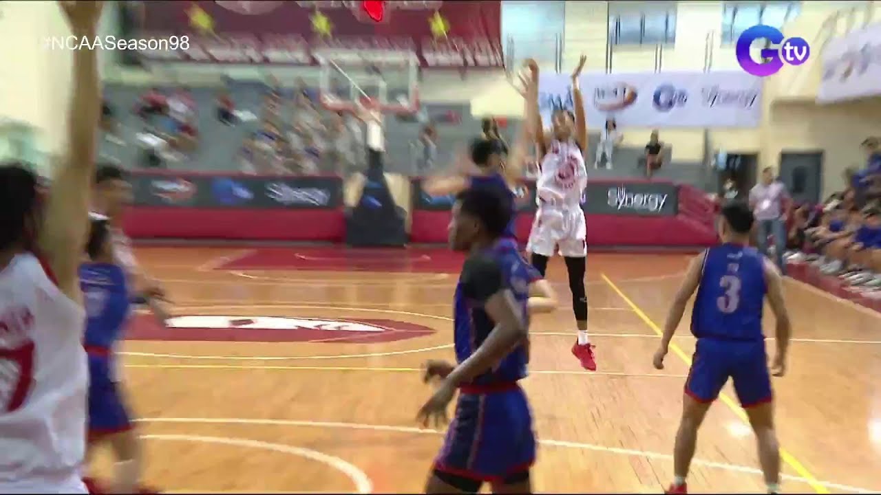 Andrei Dungo knocks down his second triple of the game! #NCAASeason98 ...