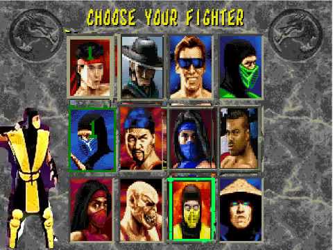 mortal kombat main menu made from scratch - YouTube