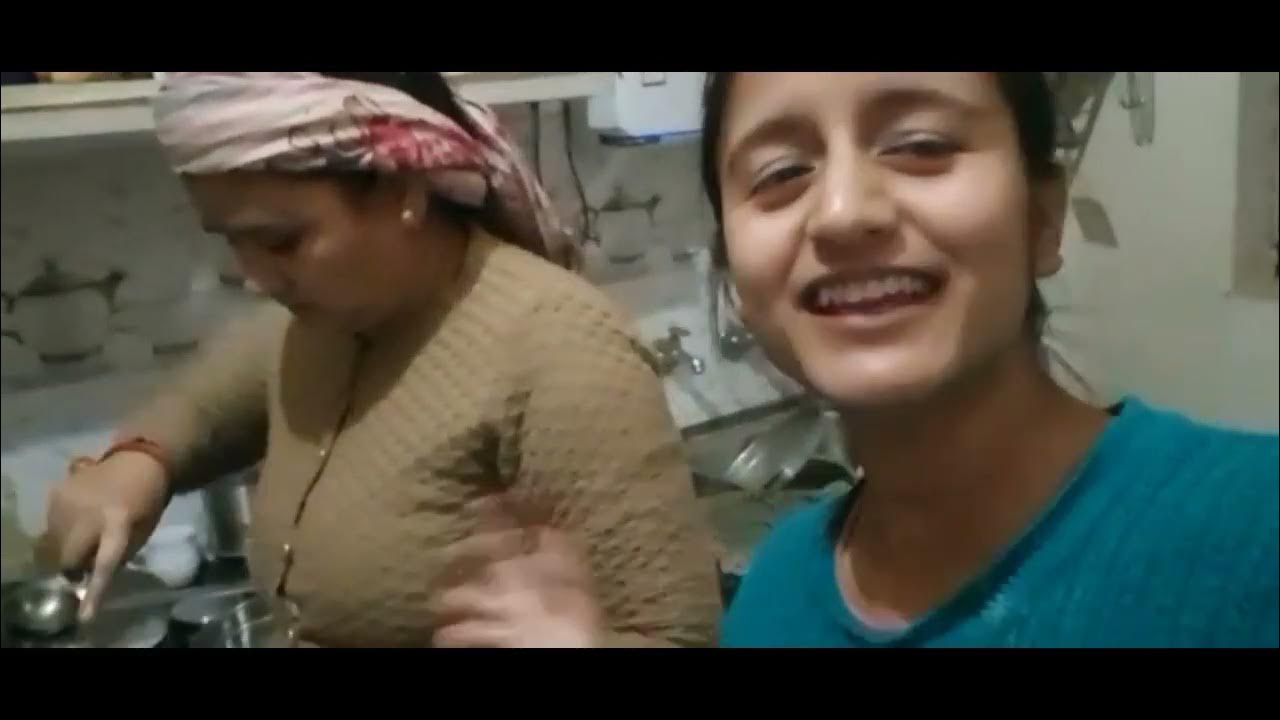 pahadi sweet dish || didi ho gyi emotional 😭|| Adhikari and family vlog - YouTube