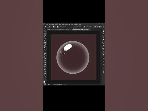 How to make a water bubble in photoshop - YouTube
