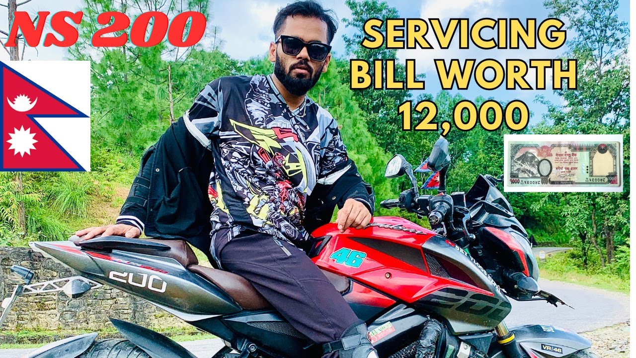 NS 200 Service cost very expensive | Chain Sprocket replaced 😱 - YouTube