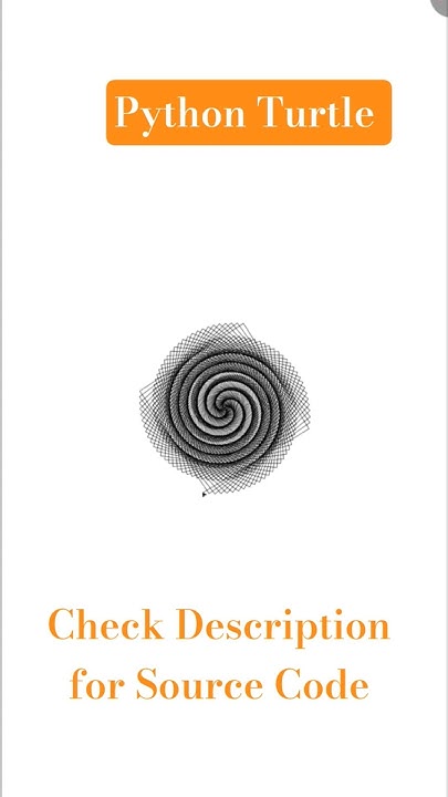 Python Turtle Art - Spiral Square Animation 🌀 #turtlegraphics #coding #python #codeshorts - YouTube