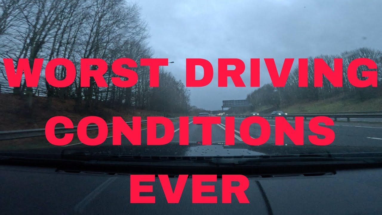 Most DANGEROUS Weather Conditions For Driving - YouTube