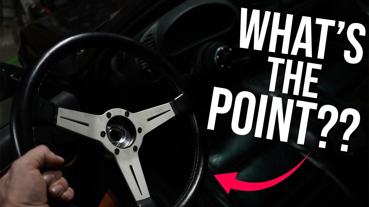 Quick Release Steering Wheel...Why??? NRG HUB E36 M3 - YouTube