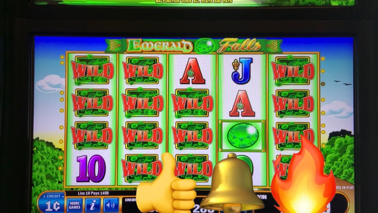 Emerald Falls slot machine line hit🔥 $2.80 bet(after the hot spins ...