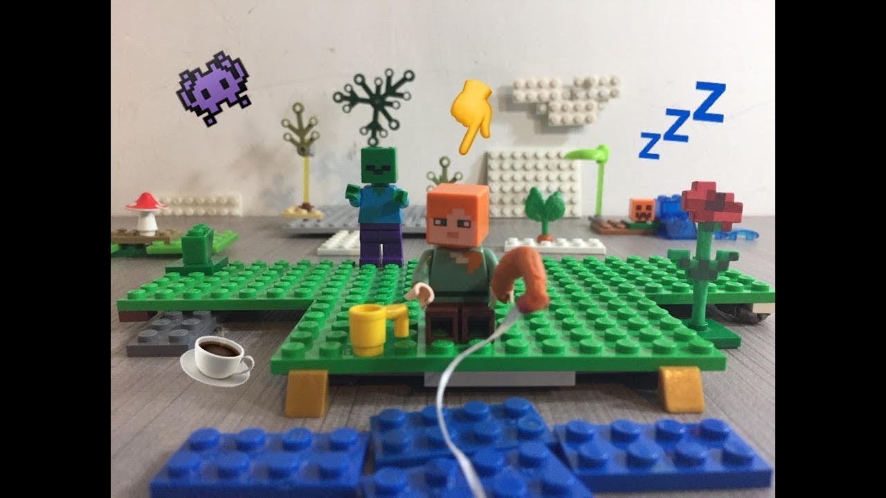 Monster school #2. Stop Motion. Minecraft legos - YouTube