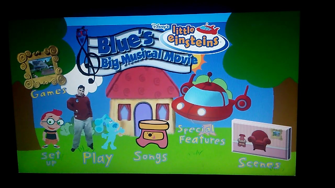 Little Einstein's Movie Blues Big Musical DVD Menu fanmade - YouTube