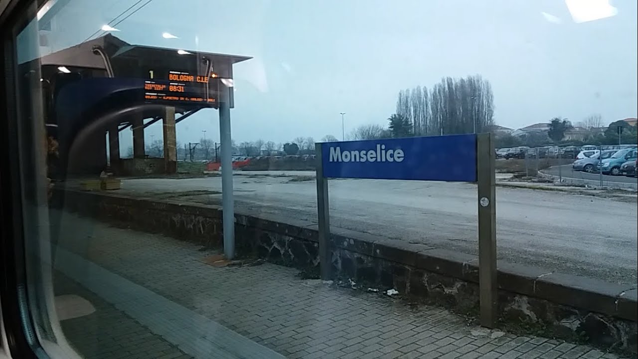 HD - Viaggio sulla linea Padova-Bologna: arrivo alla stazione di ...