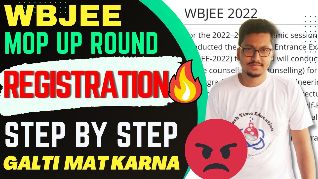 🔴Step By Step | Mop Up Round Registration 🔥| Full Process | Last Chance ...