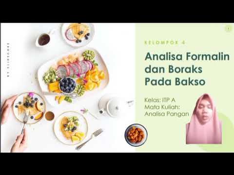 Uji Boraks dan Formalin pada Bakso - YouTube
