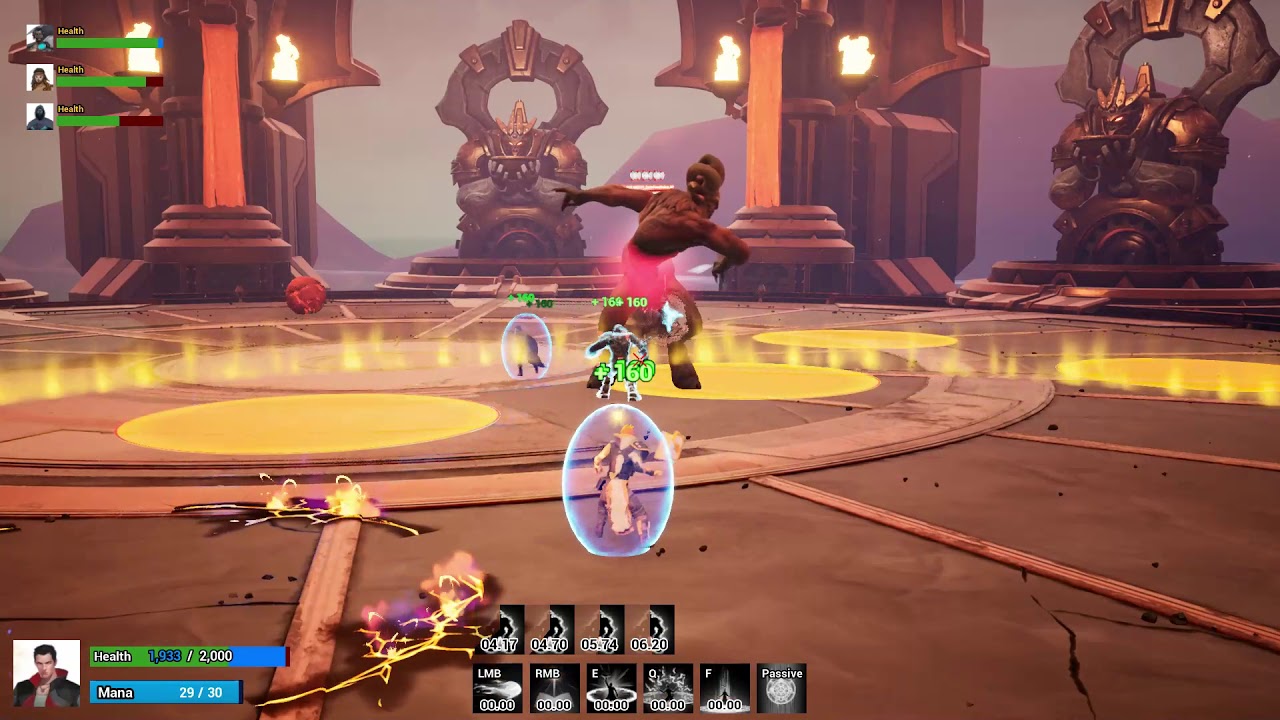 Pantheon's Legends: Sun Golem Combat Test 2 - YouTube