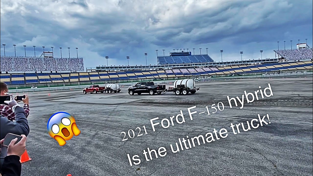 Drag racing the new 2021 Ford F-150 against its competitors. Vlog ...