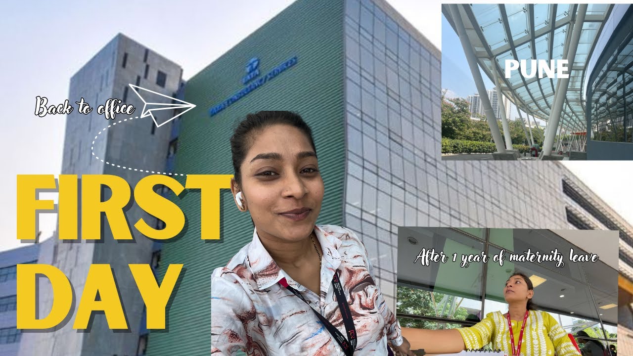 First Day at TCS Pune 💯 |Back to Office from Maternity Leave👩‍💼|Shri ...