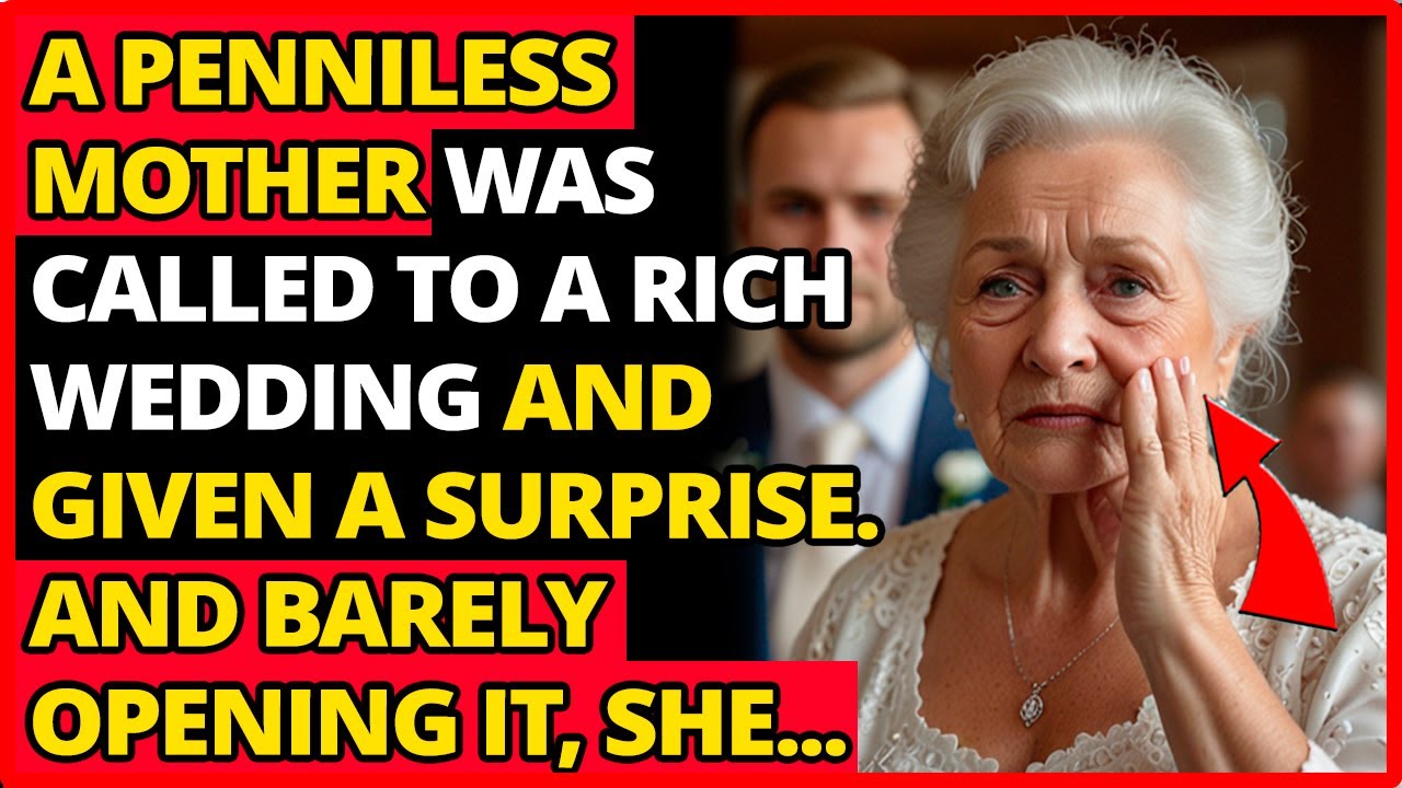 A Penniless Mother Was Called To A Rich Wedding And Given A Surprise ...