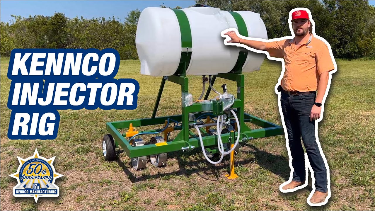 Walk around the Kennco Liquid Fertilizer Injection Wheel - YouTube