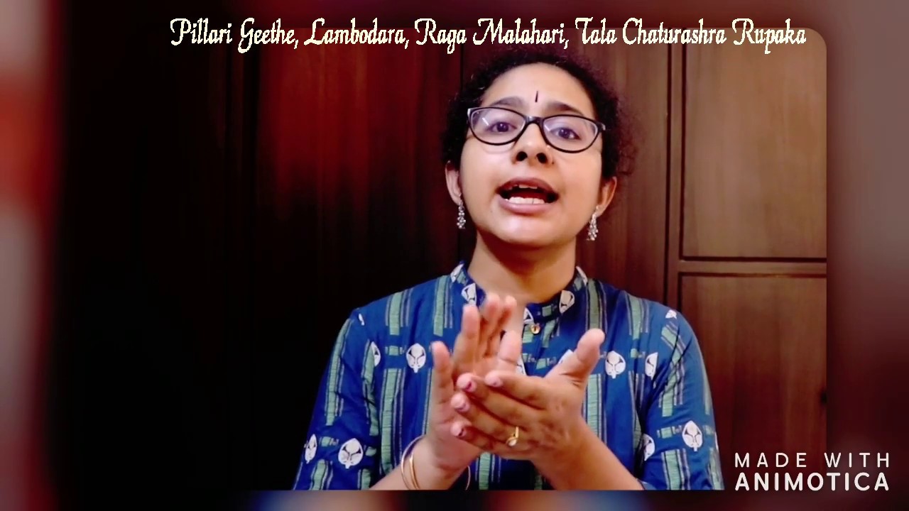 Pillari geethe | Lambodara | Raga Malahari | Tala Chaturashra Rupaka ...