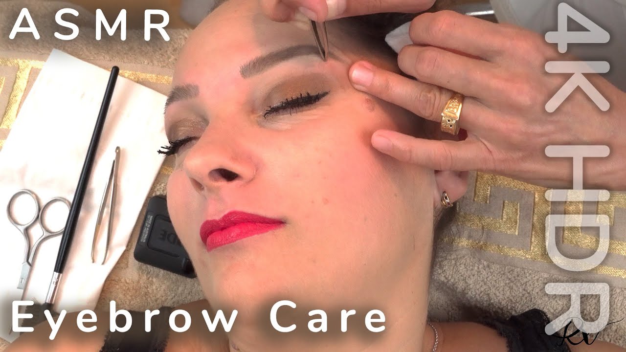 [ASMR] Eyebrow Care *Melissa* - YouTube