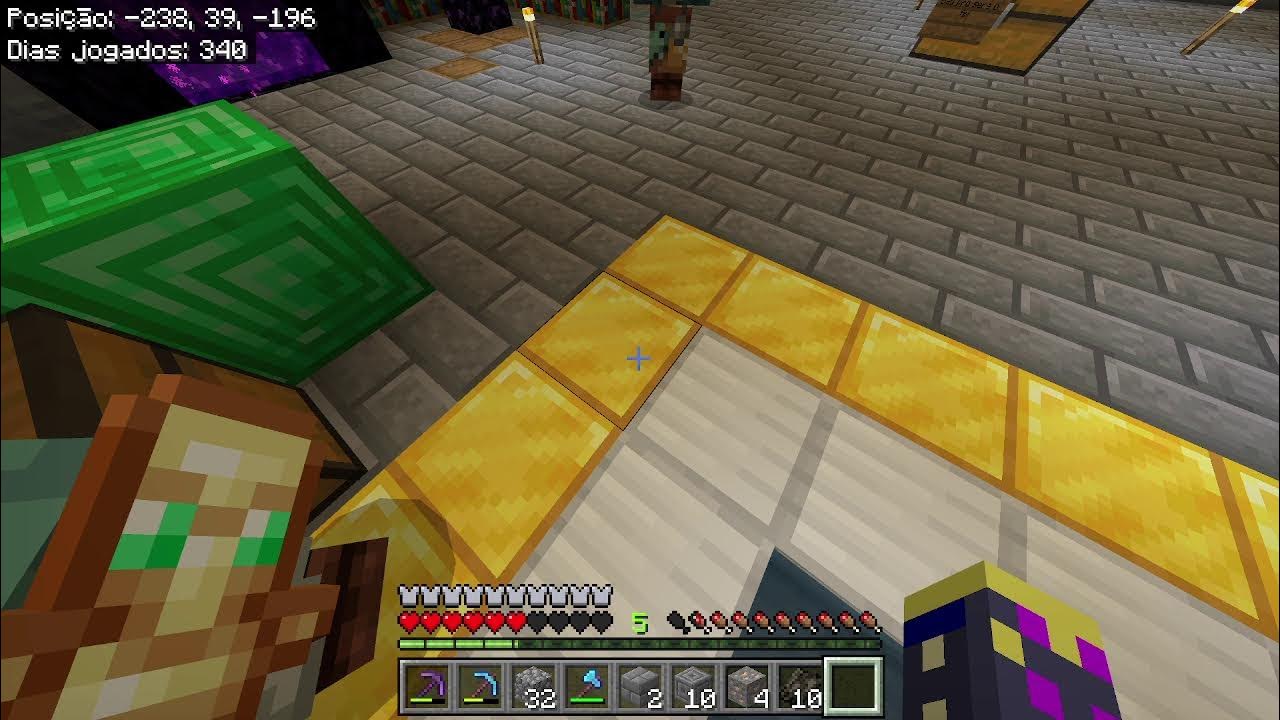 Minha transmissão de minecraft 21 - YouTube