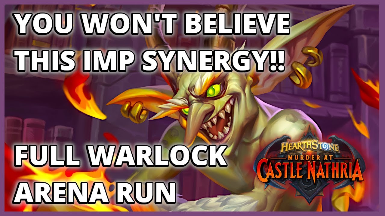 Imp Synergy In Arena!!? | Full Warlock Arena Run | Castle Nathria - YouTube