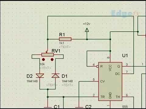 Pulse Width Modulation using 555 Timer 555 Timer Projects Edgefx - YouTube