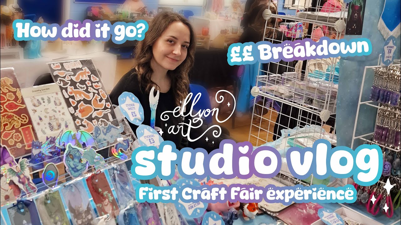Studio Vlog no. 2 Last minute preparations & My First Craft Fair ...