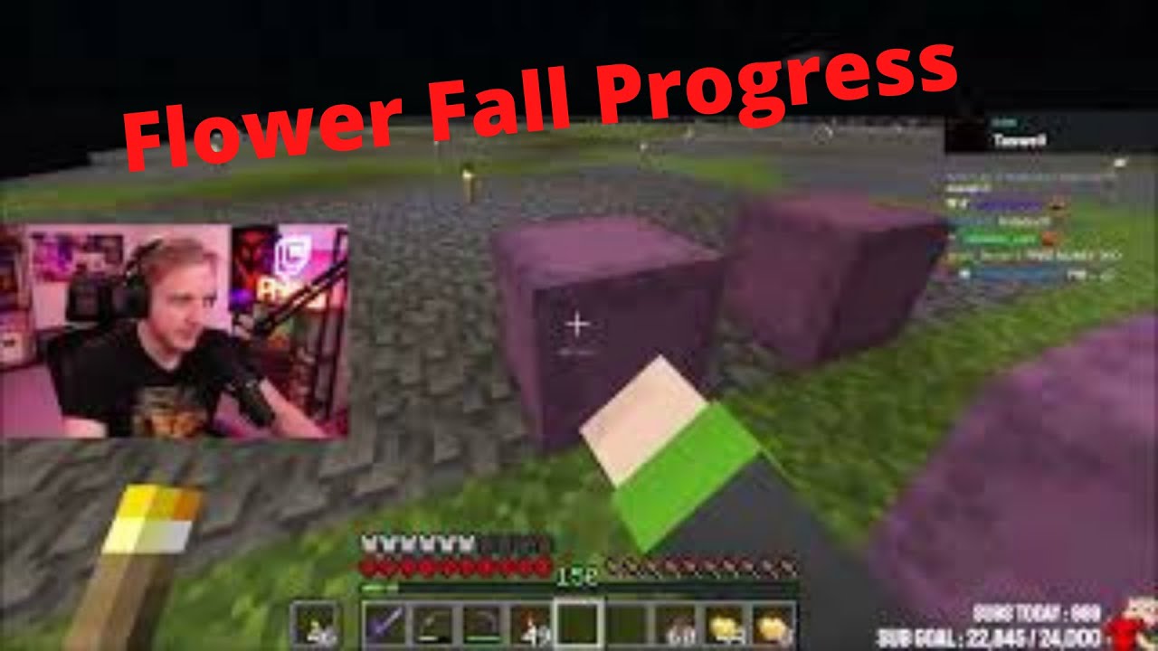 Philza Flower Fall Mining Completed. - YouTube