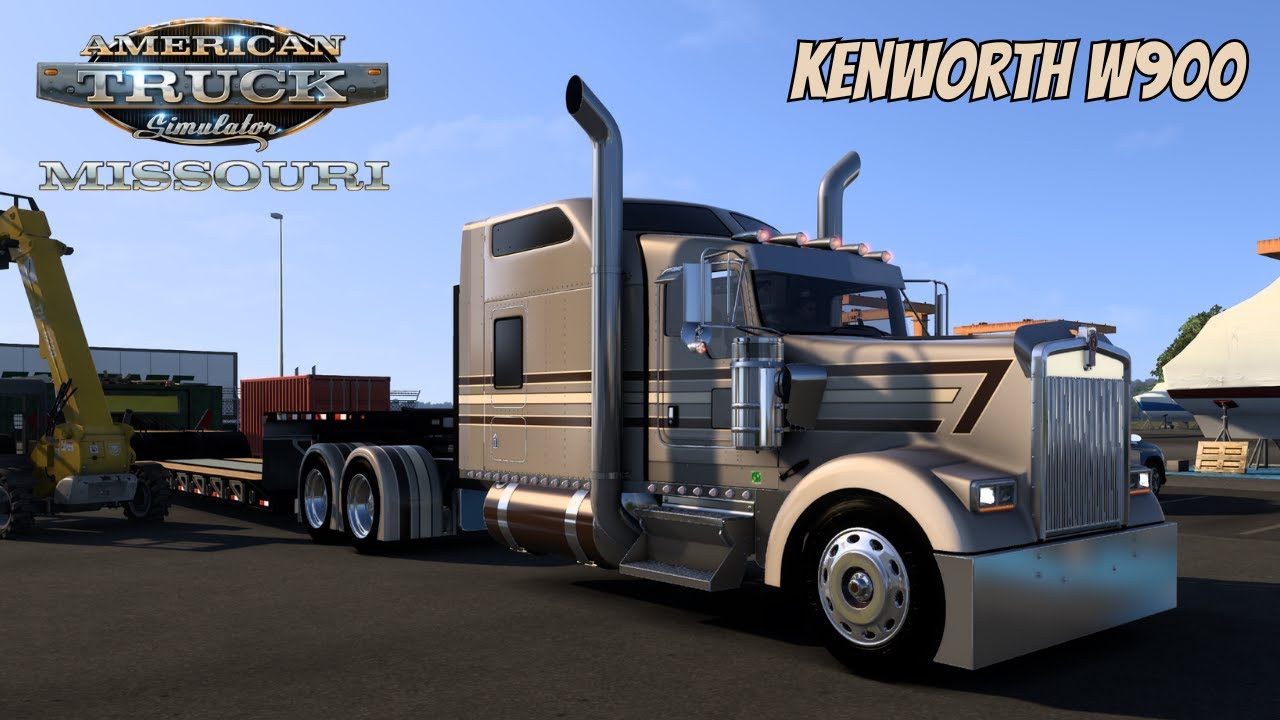 The All NEW Ruda Kenworth W 900 American Truck simulator - YouTube