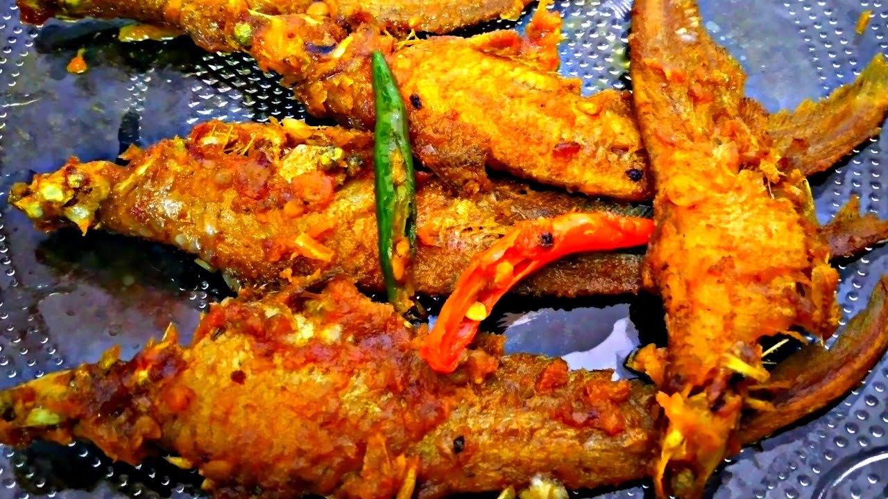 একবার এইভাবে বানিয়ে দেখুন আমুদি মাছের মশালাদার ভাজা | amudi macher fry ...